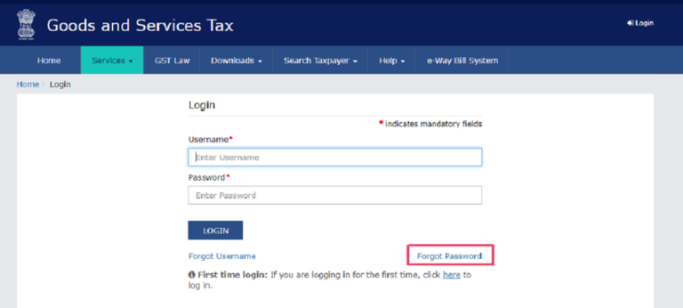 how to change GST user name and password - Solve Tax Problem